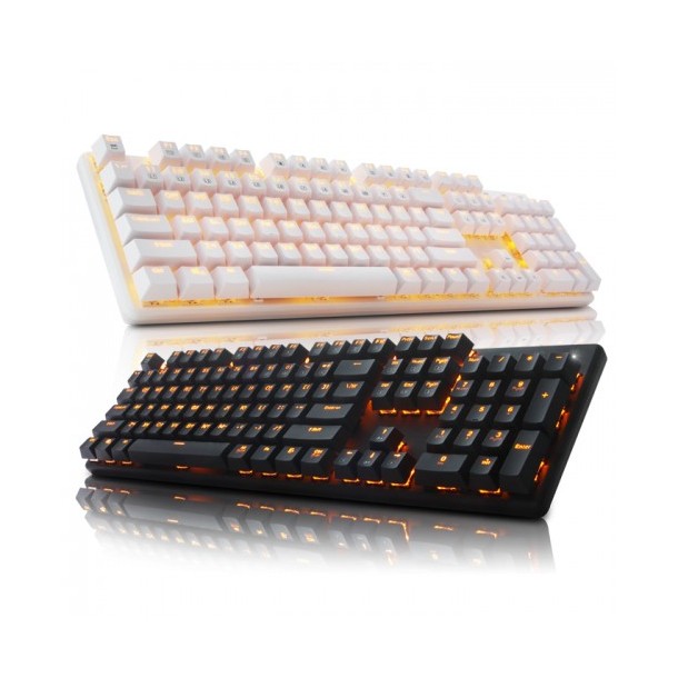 K590 축교환 단일 LED 게이밍 기계식(화이트, 적축) | ABKO