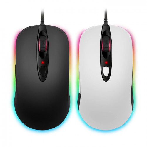 A530 3325 RGB 게이밍 마우스 (화이트) | ABKO