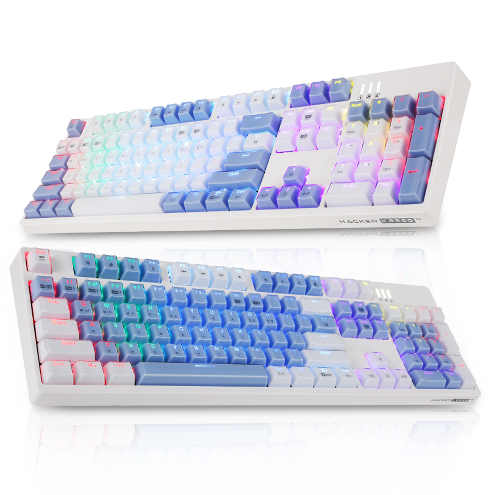 K8200 카일광축 완전방수 크리스탈 투톤 레인보우 Moving LED V1 | ABKO