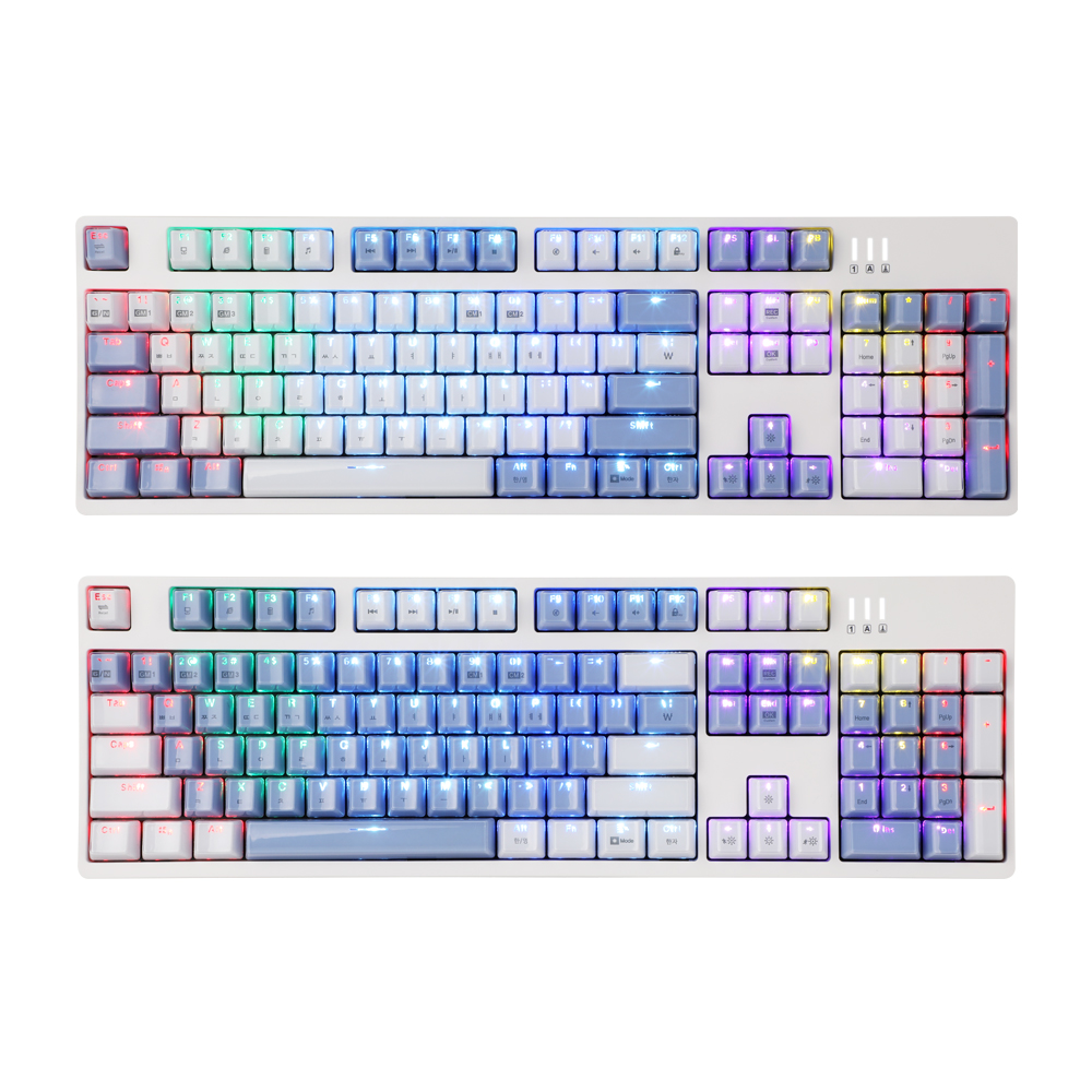 K8200 카일광축 완전방수 크리스탈 투톤 레인보우 Moving LED V1 | ABKO