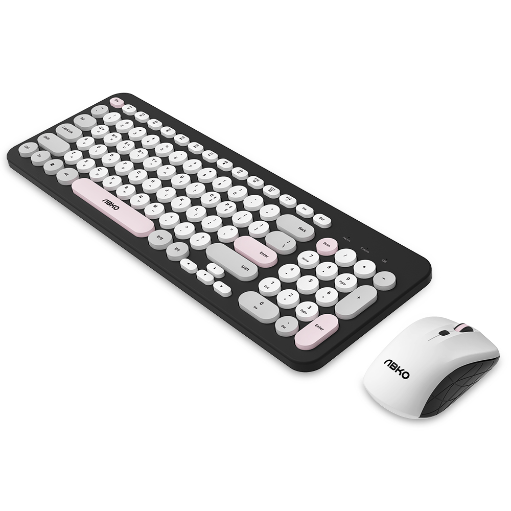 WKM02 무선 키보드 마우스 세트 | ABKO