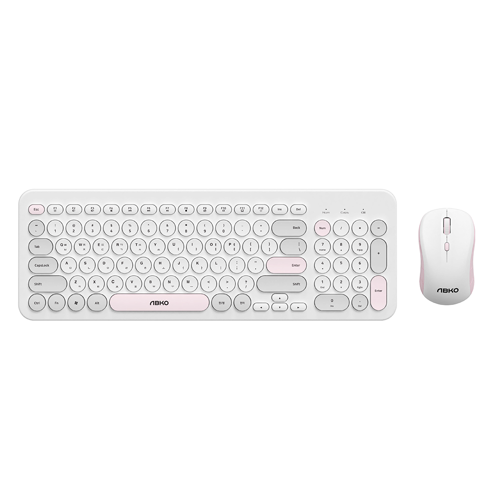 WKM02 무선 키보드 마우스 세트 | ABKO