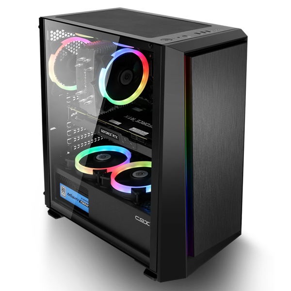 A6 샴발라 강화유리 RGB 스펙트럼 HALO | ABKO