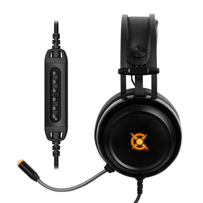 CH42 초경량 7.1 LED 노이즈 캔슬링 마이크 3D 헤드셋 | ABKO