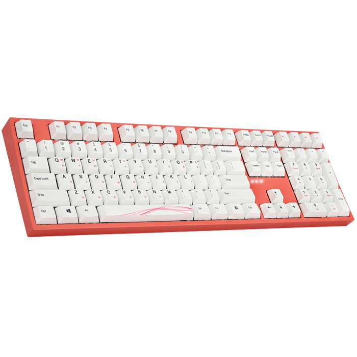 CARAVEL108 체리 교체축 염료승화 PBT 리빙코랄 | ABKO