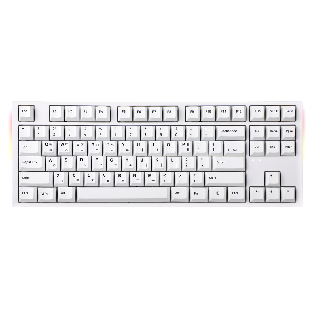 ADK87 PBT 이색사출 텐키리스 체리키보드 | ABKO