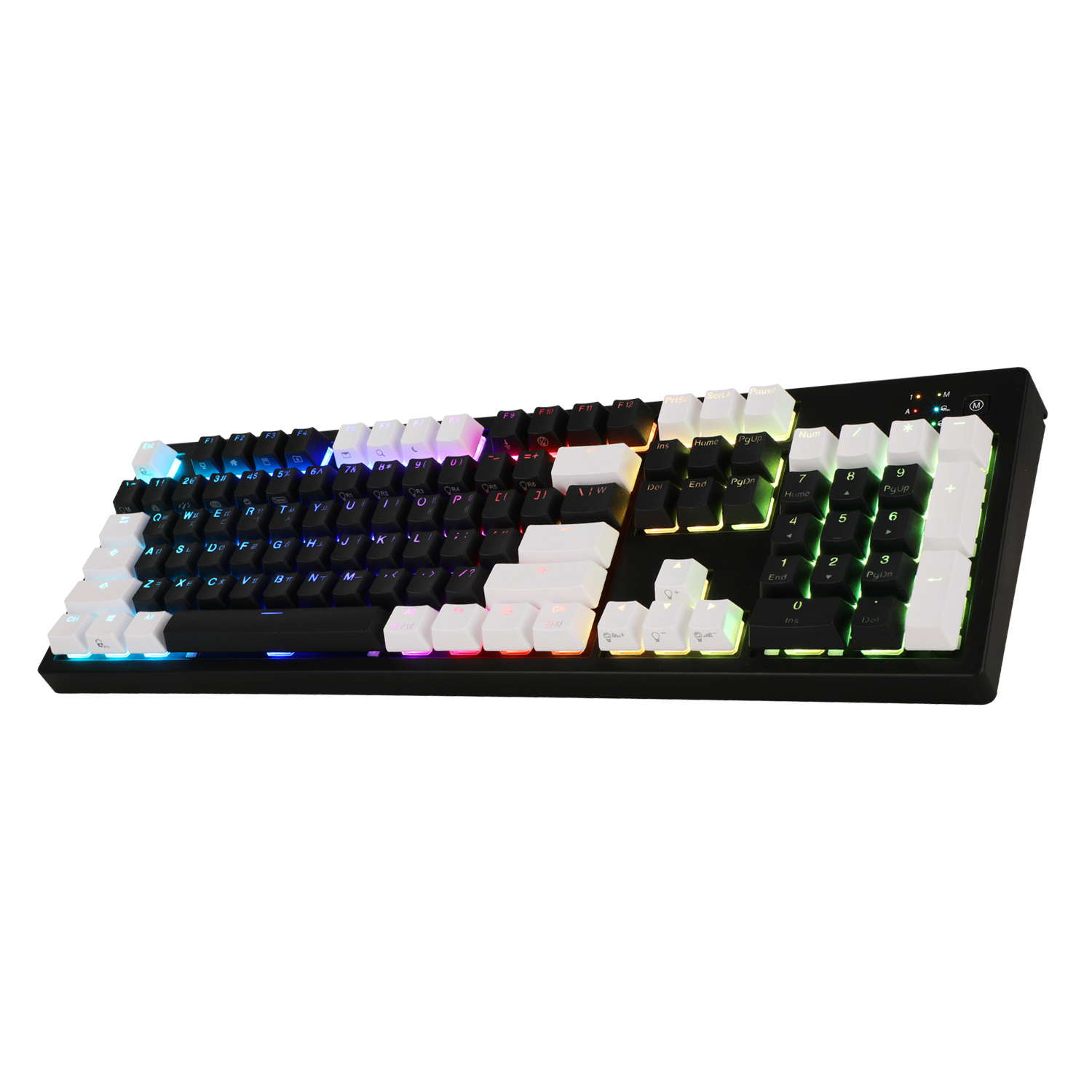 K997P PBT 투톤 RGB 완전방수 무접점 키보드 | ABKO