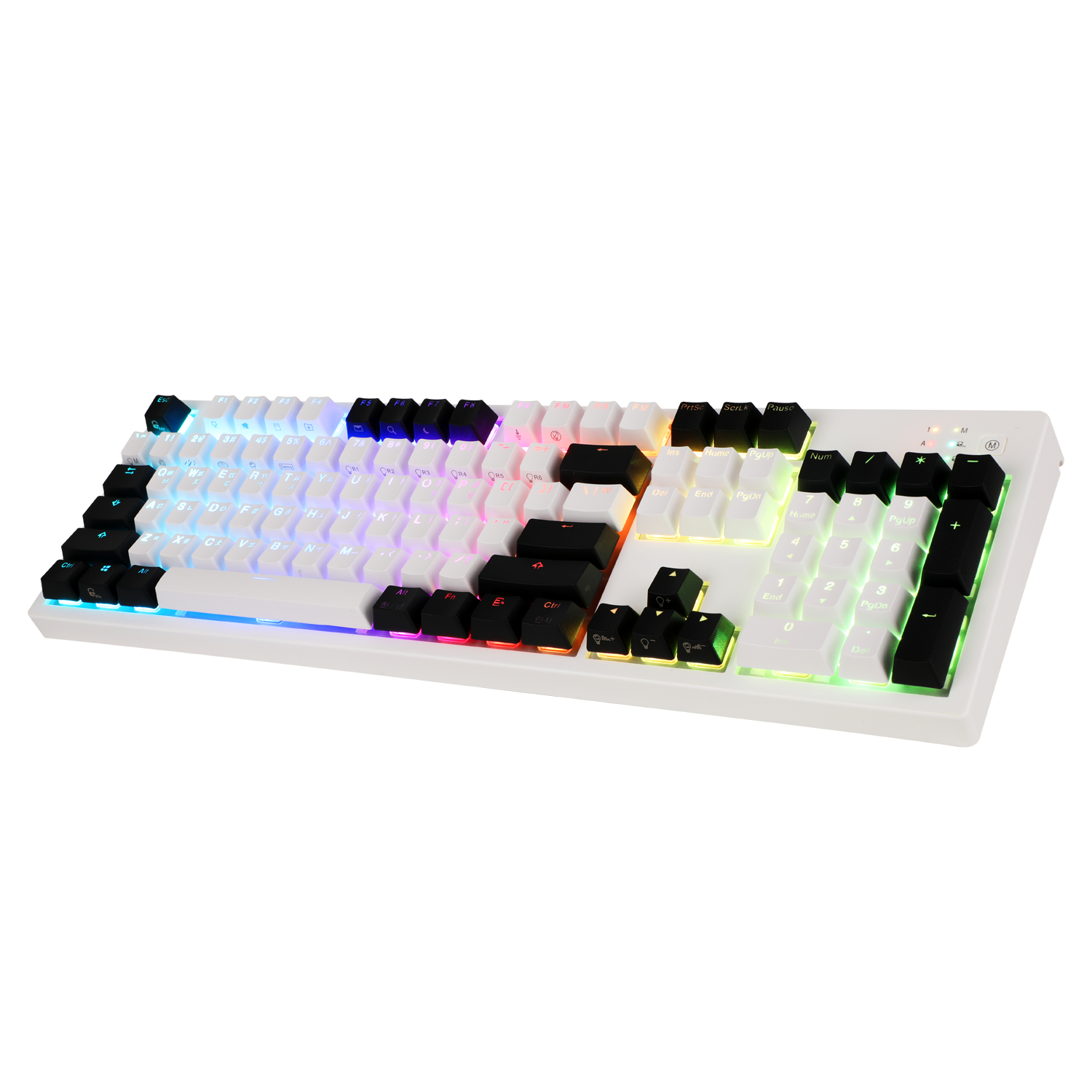 K997P PBT 투톤 RGB 완전방수 무접점 키보드 | ABKO