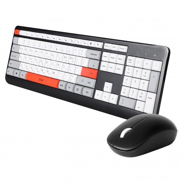 COS200 저소음 무선 키보드 마우스 세트 | ABKO