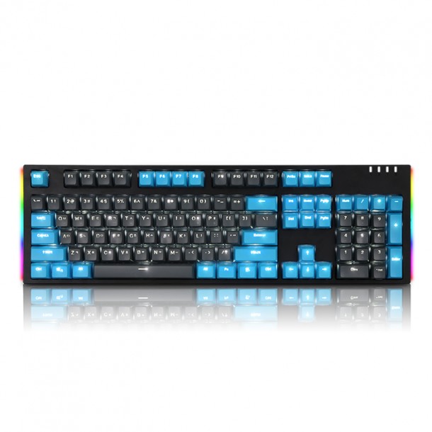 CK2000 V광축 SA 투톤키캡 완전방수 교체축 사이드 RGB 게이밍 | ABKO