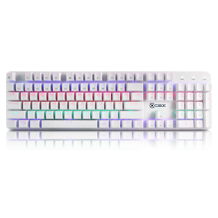 CK420 교체축 레인보우 LED 게이밍 기계식 키보드 | ABKO