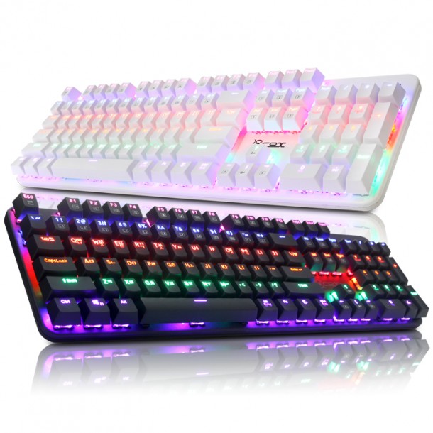 CK420 교체축 레인보우 LED 게이밍 기계식 키보드 | ABKO