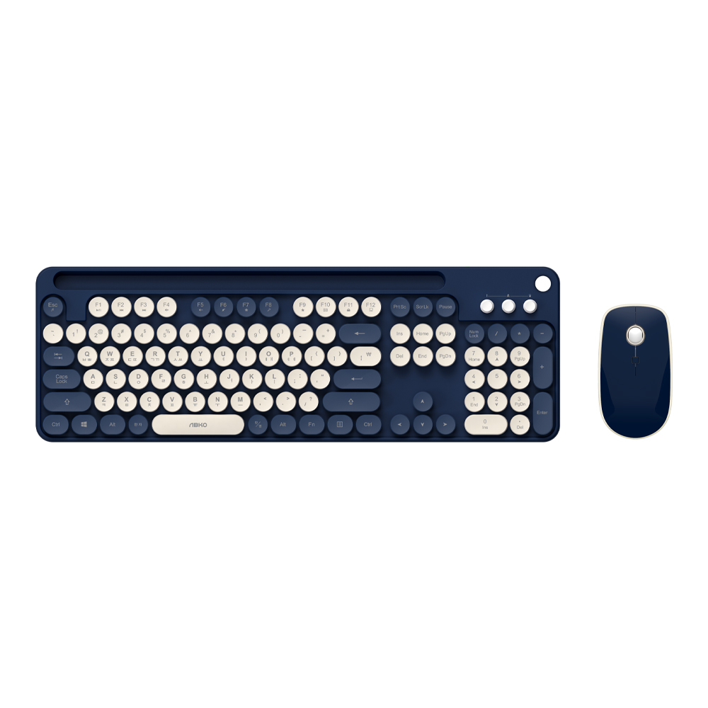 WKM50 펜홀더형 무선 키보드 마우스 세트 | ABKO