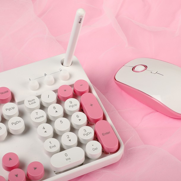 WKM50 펜홀더형 무선 키보드 마우스 세트 | ABKO