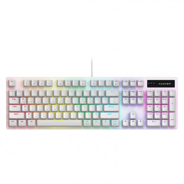 K560 축교환 레인보우 무빙 LED 기계식 키보드 | ABKO