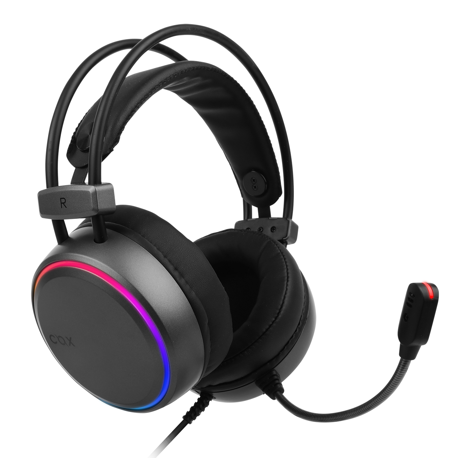 CH43 가상 7.1 ENC EQ RGB 게이밍 헤드셋 | ABKO