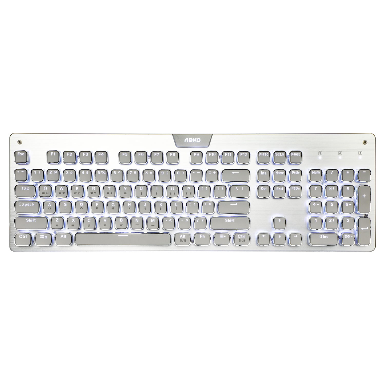 K840 사각 레트로 축교환 기계식 키보드 | ABKO