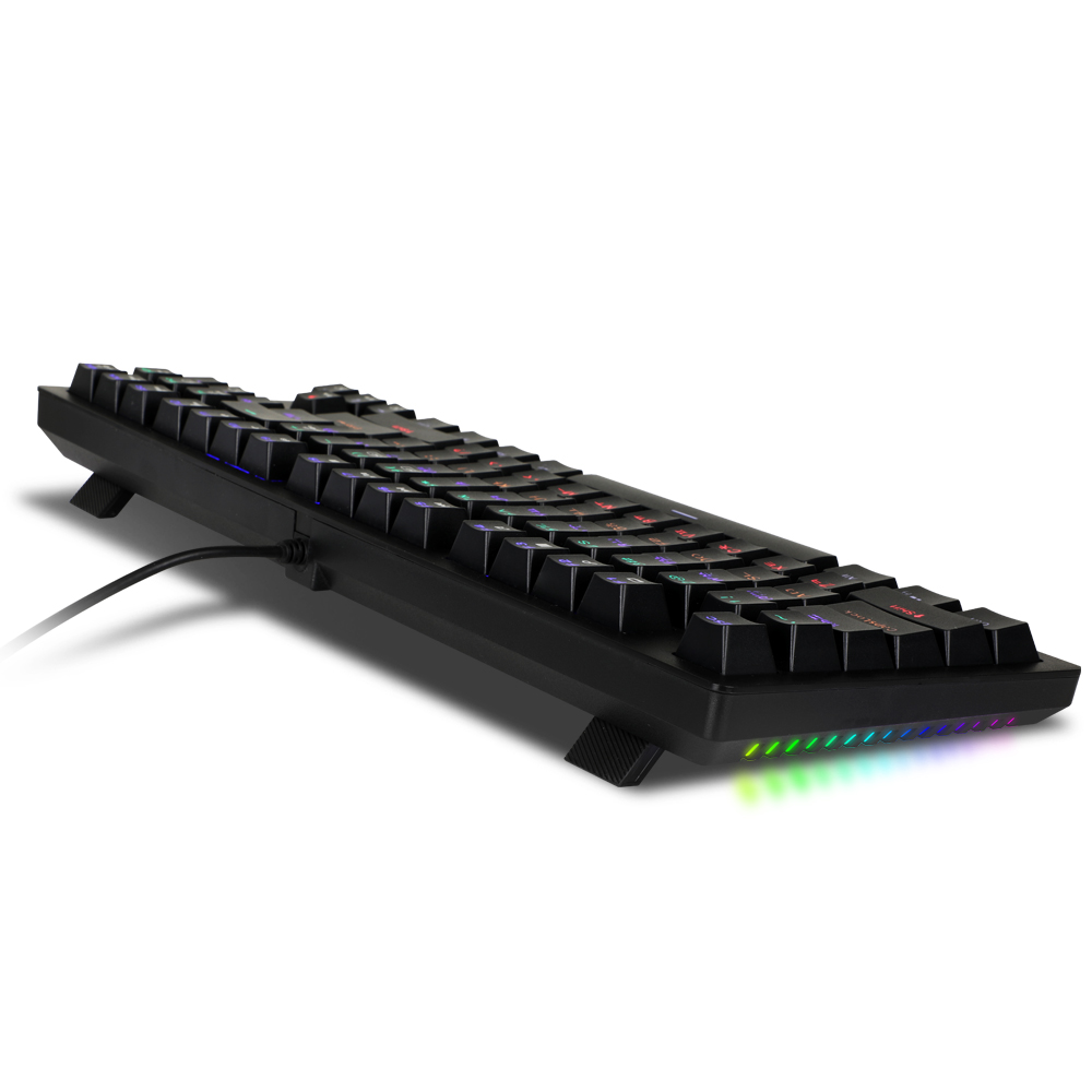 K315 텐키리스 축교환 측면 RGB 라이팅 이중사출 게이밍 기계식 키보드 | ABKO