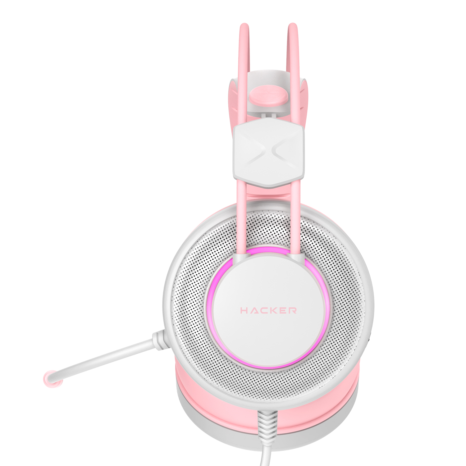 N800 핑크 가상 7.1채널 게이밍 헤드셋 | ABKO