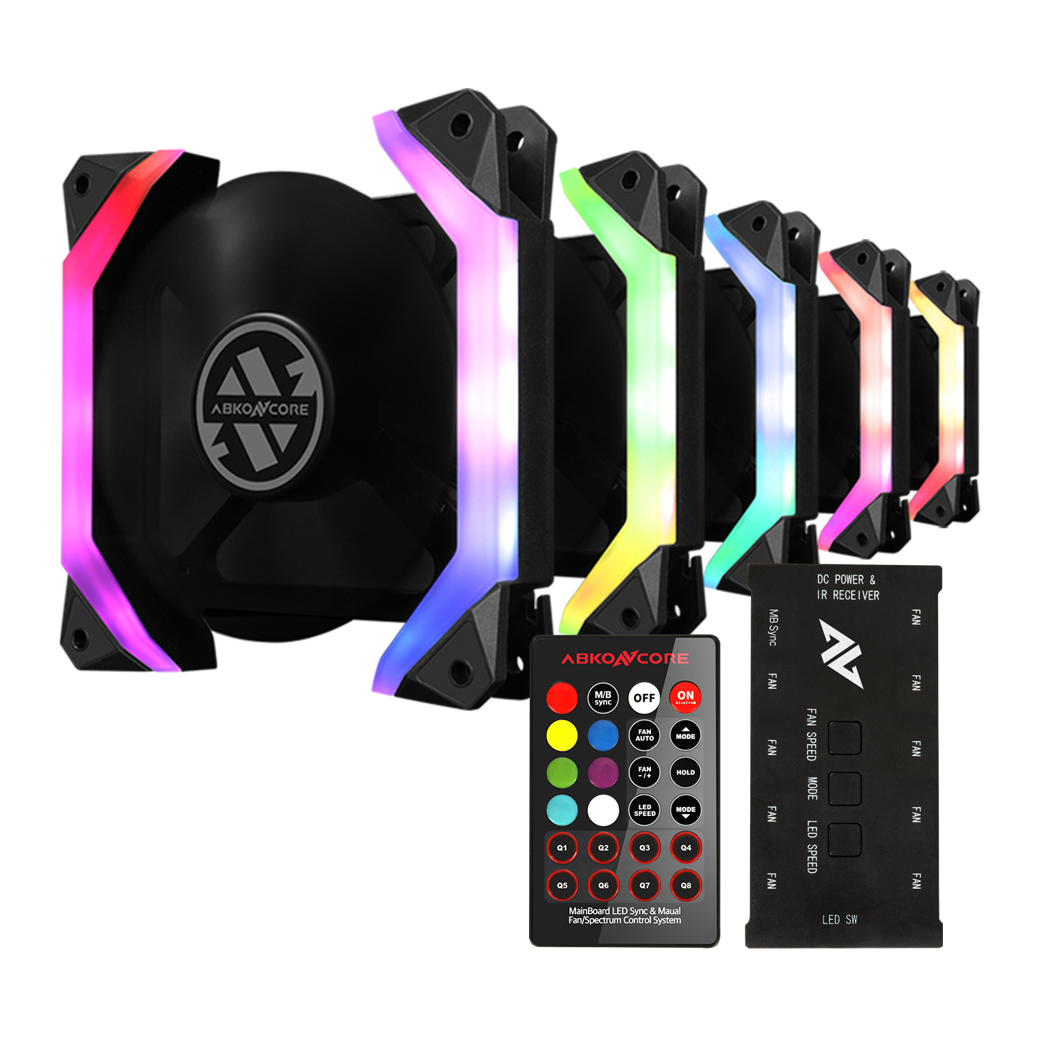 스파이더 SP120P RGB SPECTRUM REMOTE KIT (5PACK) | ABKO