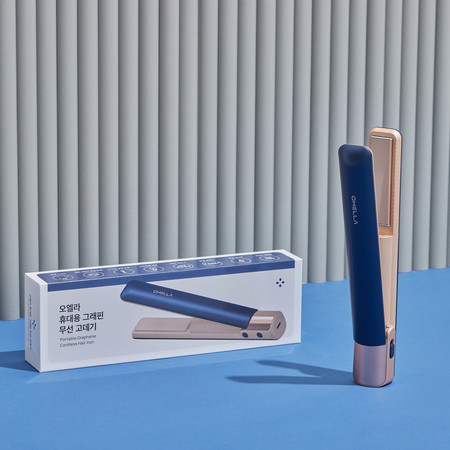 오엘라 휴대용 그래핀 무선 고데기 OB-HI02 | ABKO