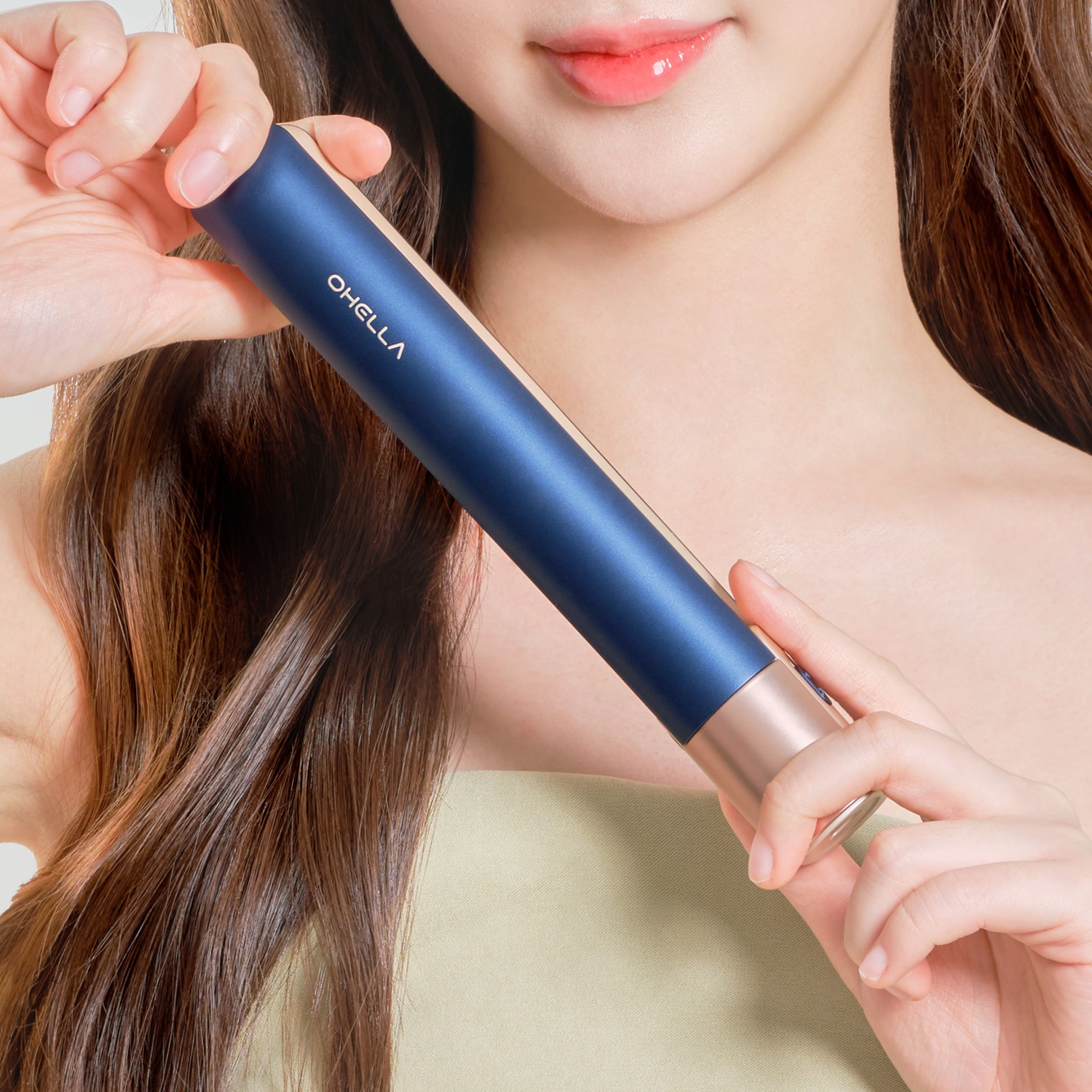 오엘라 휴대용 그래핀 무선 고데기 OB-HI02 | ABKO