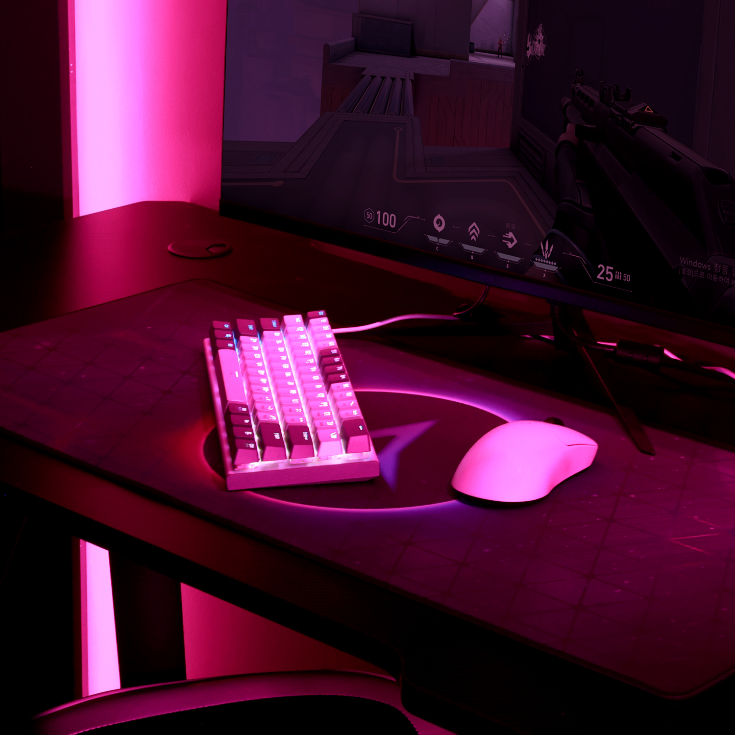 AM61 자석축 래피드 트리거 미니 게이밍 키보드 | ABKO