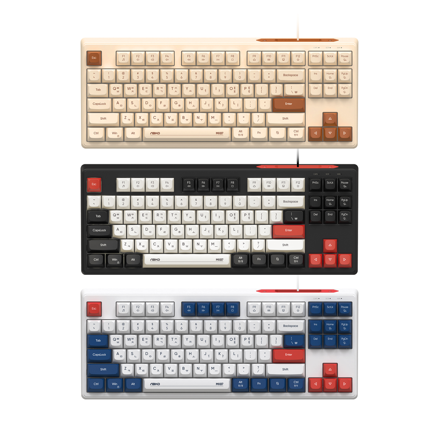 MK87 저소음 텐키리스 멤브레인 | ABKO